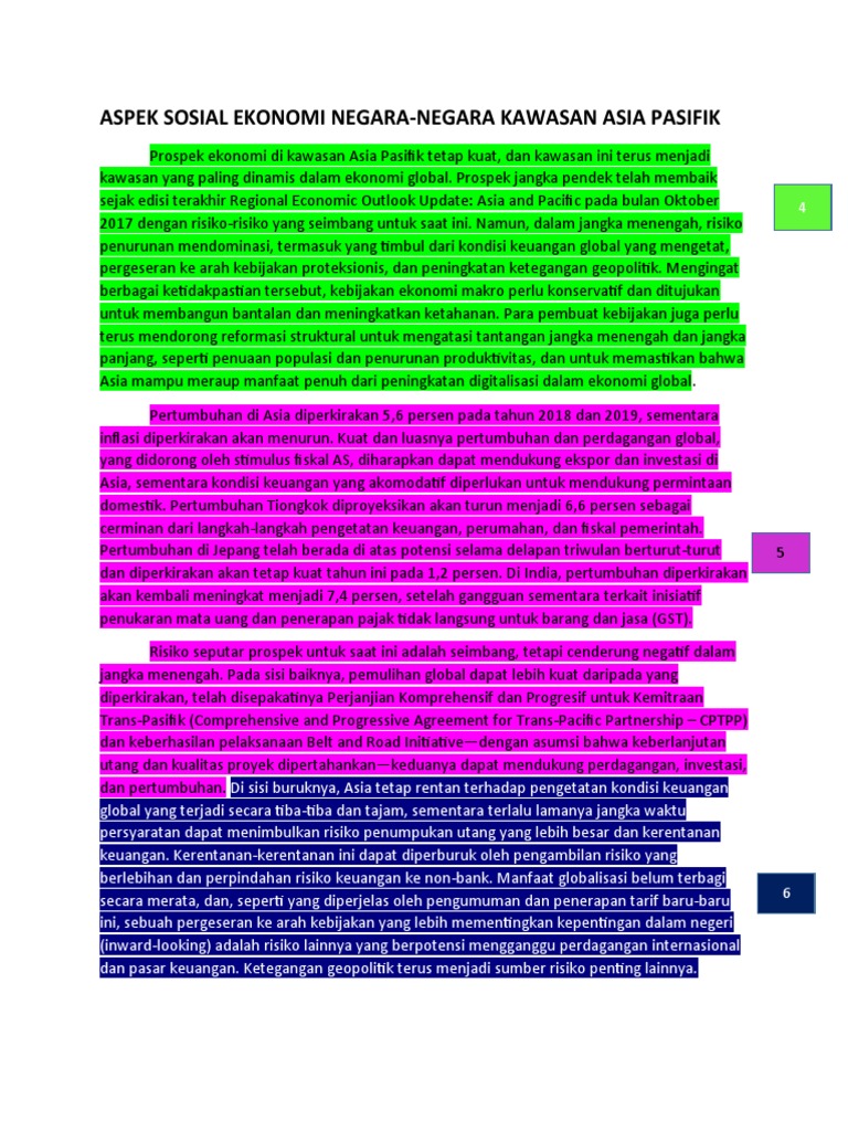 PERAN INDONESIA DALAM KERJASAMA ASIA PASIFIK | PDF
