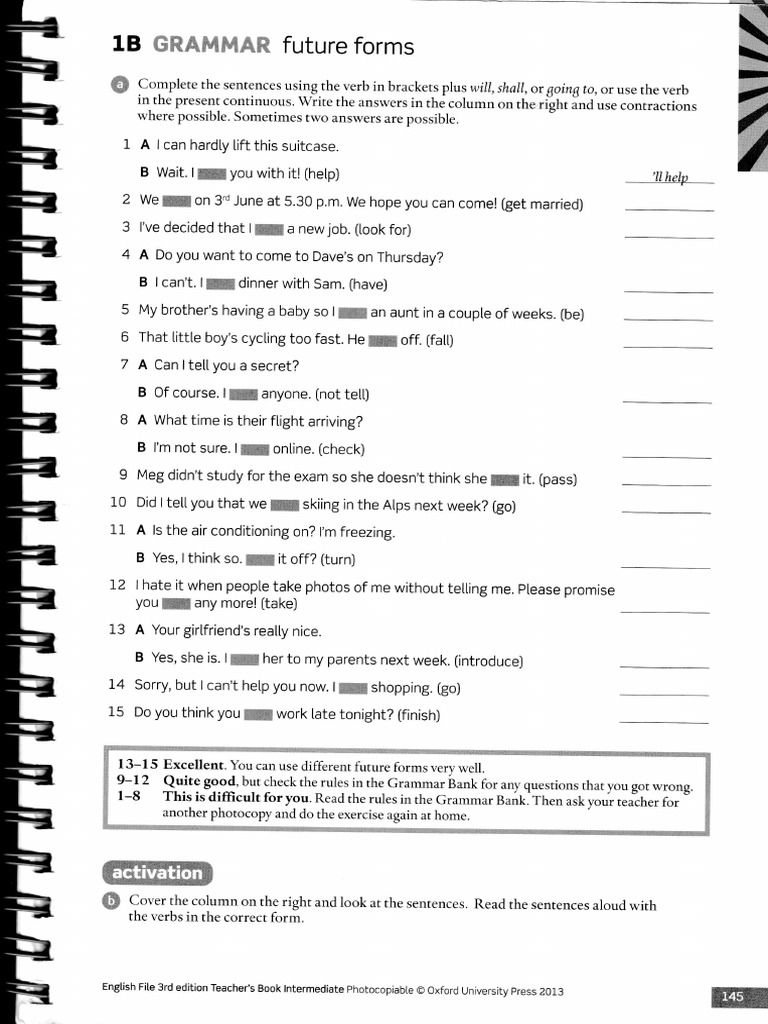 EF Future Forms - Practice | PDF | Linguistic Typology | Linguistic Morphology