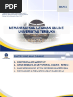 Tutorial Aktivasi Akun Elearning Universitas Terbuka | PDF