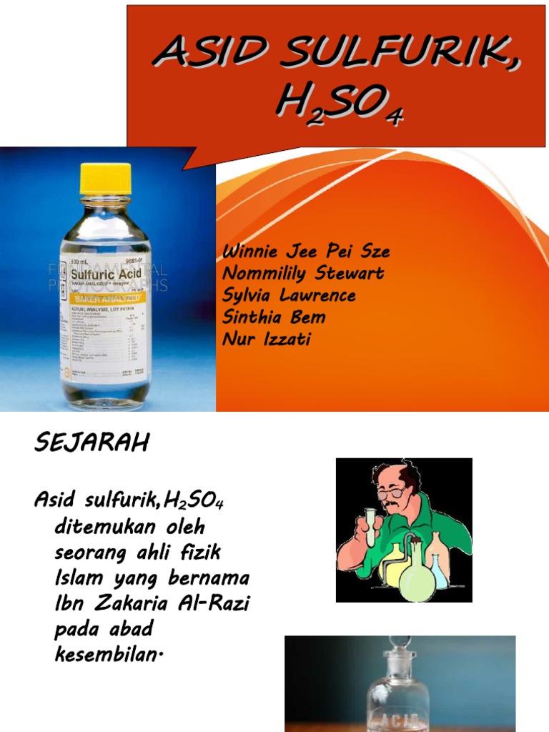 Sejarah dan Kegunaan Asid Sulfurik | PDF