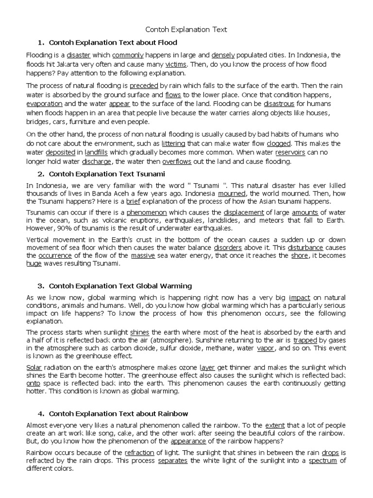 Contoh Explanation Text | PDF | Human Digestive System | Alternating Current