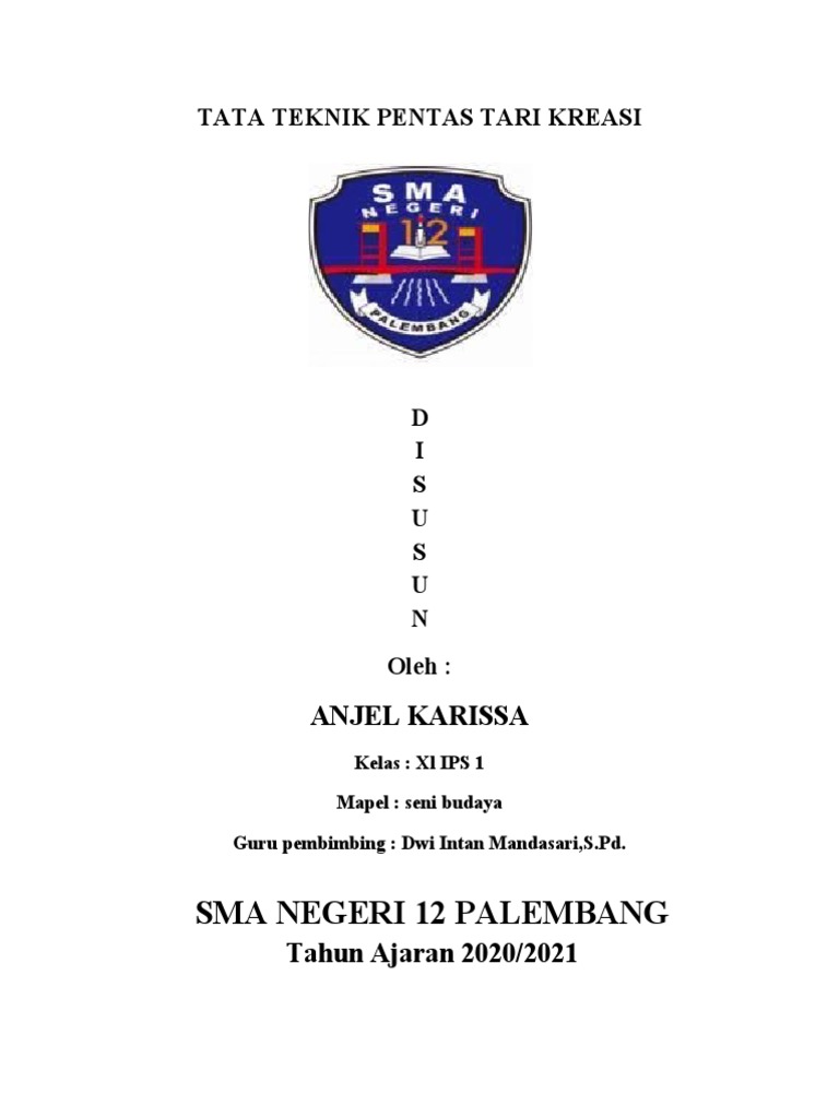 Tata Teknik Pentas Tari Kreasi | PDF