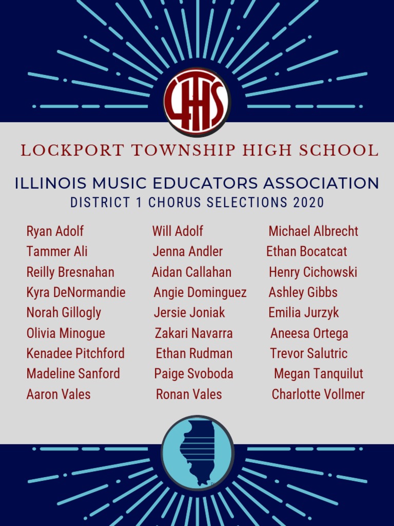 ILMEA Disctrict Choir Selections 2020 | PDF
