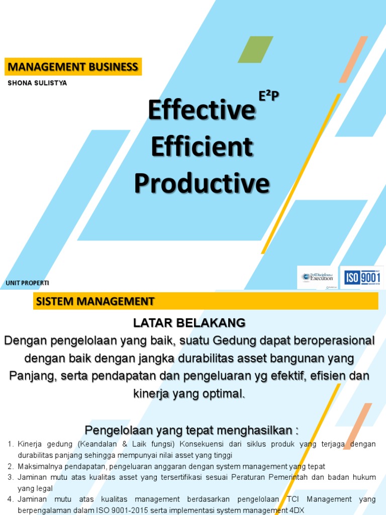 Manajemen Pengelolaan Gedung (Building Operations Management) | PDF