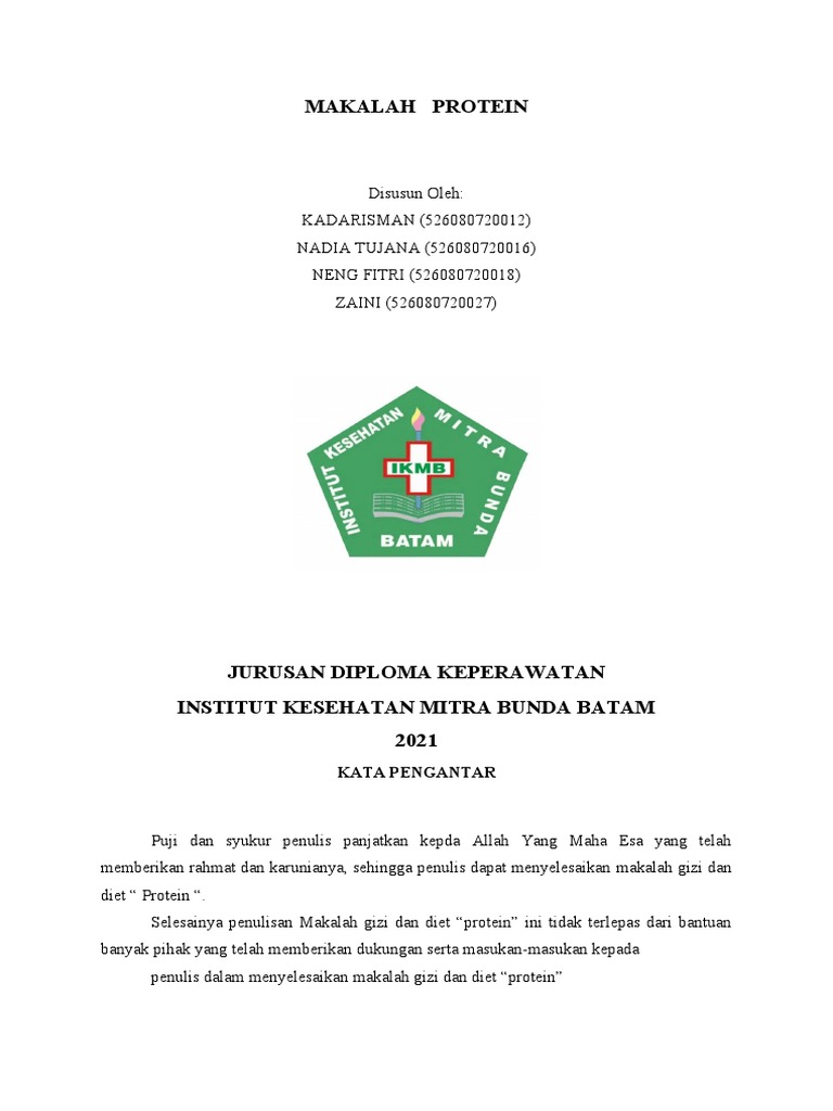 Kelompok 3 Makalah Protein | PDF