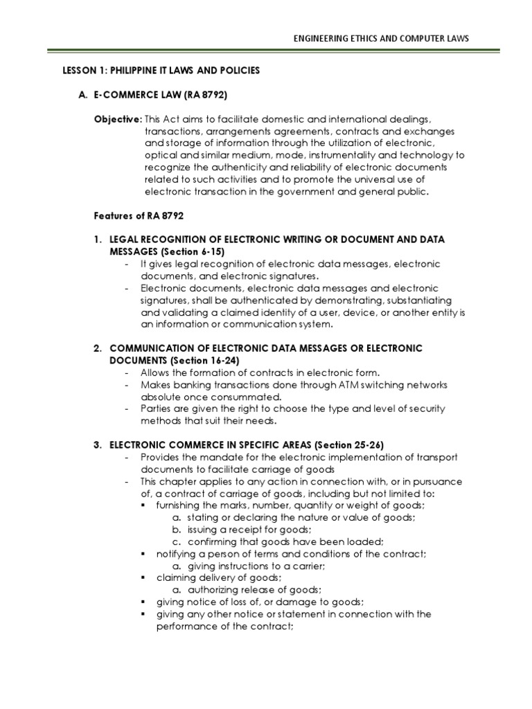Module 1 Cpe Laws | PDF | Trademark | Patent