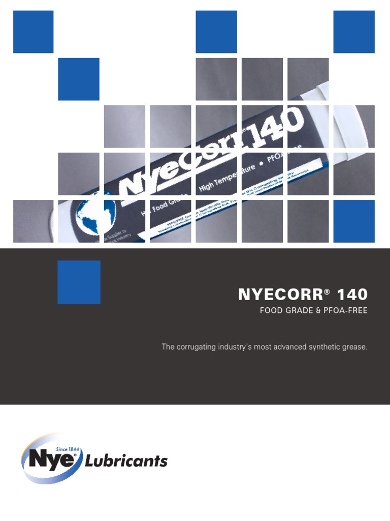 Damping Grease: S S Nyecorr 140 | PDF | Bearing (Mechanical) | Lubricant
