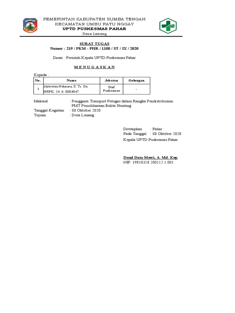 ST Trans PMT Pemeliharaan Stunt Okt | PDF