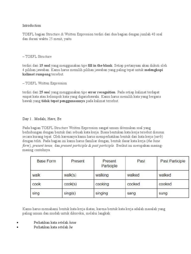 Materi Structure YEC | PDF | Kajian Bahasa Asing