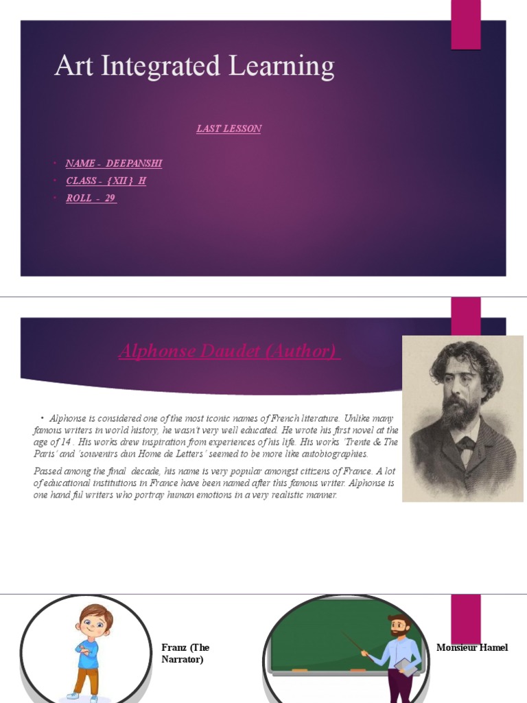 Art Integrated Learning: Last Lesson | Download Free PDF | Clothing