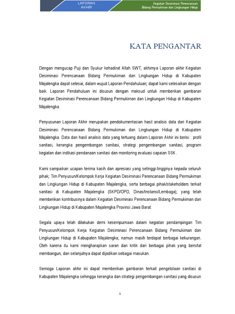 Lap - Akhir SSK MJL | PDF