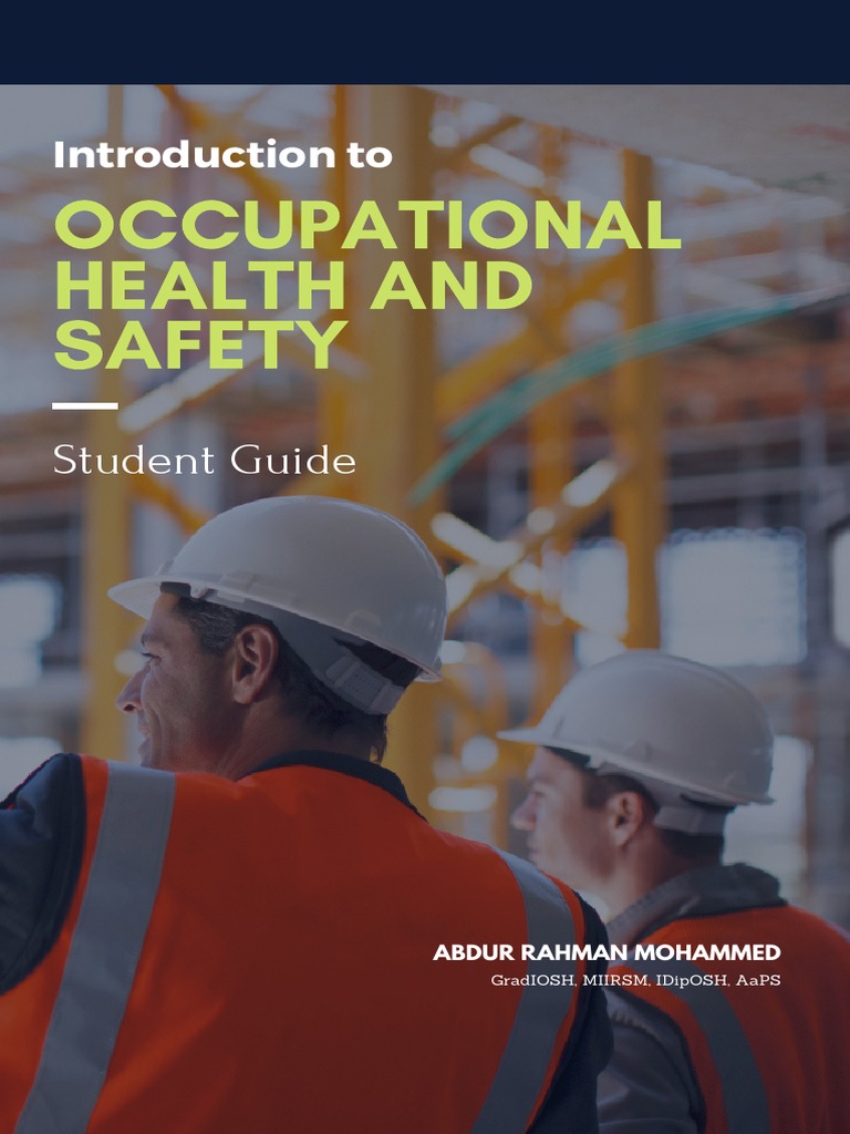 Occupational Health and Safety: Introduction To | PDF