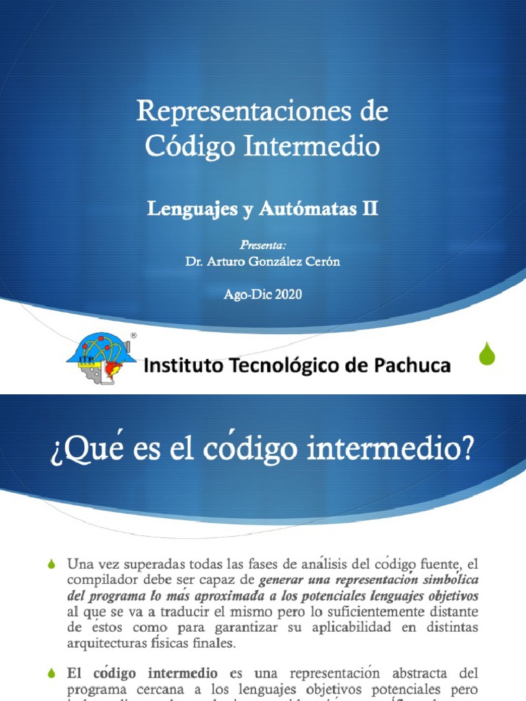 2.2 Representaciones Código Intermedio | PDF