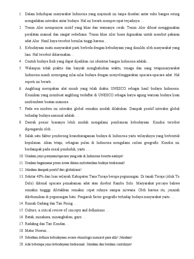 Kisi-Kisi Xi Iis | PDF