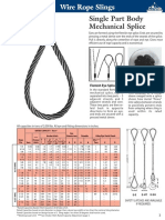 Wire Rope Capacity Chart | PDF | Manufactured Goods | Equipment