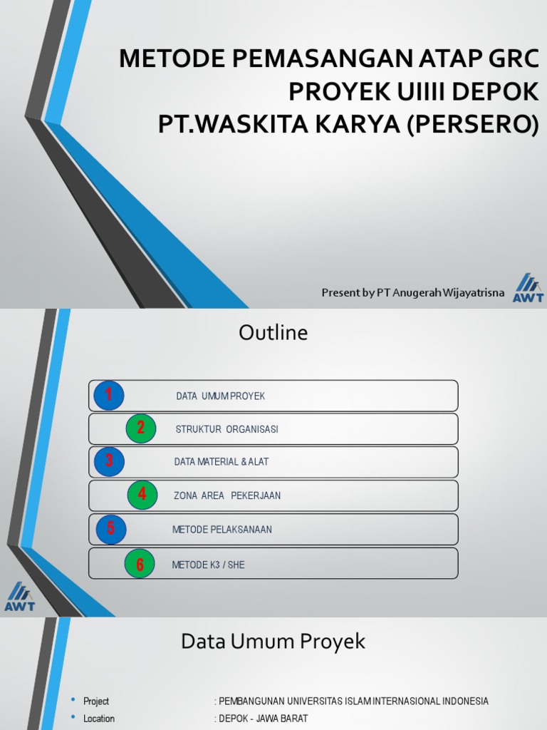 Metode Pemasangan Atap GRC | PDF