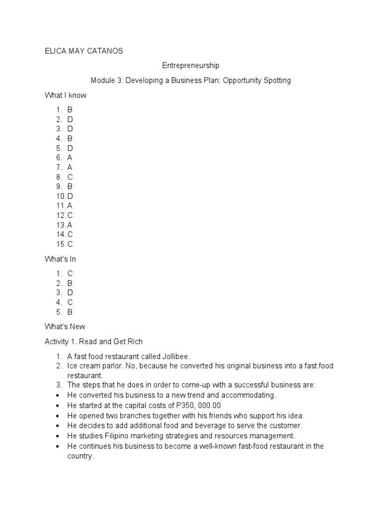 Business Plan Development Guide | PDF | Entrepreneurship | Market ...