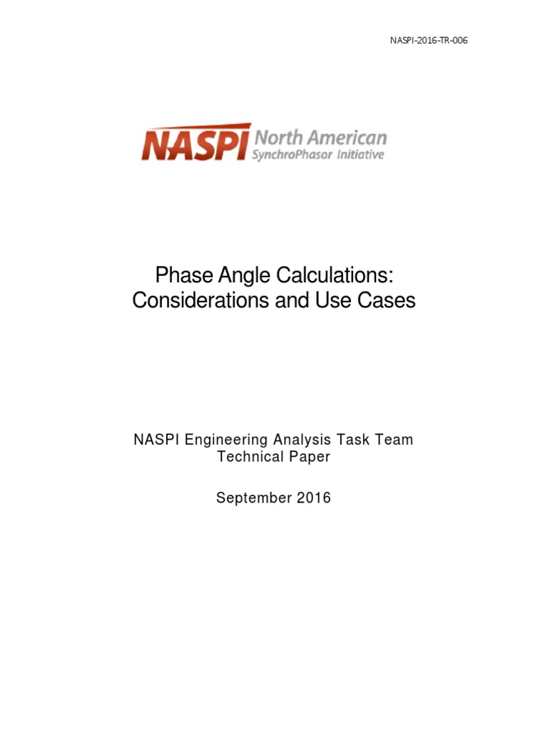 Phase Angle Calculation Methods | PDF | Phase (Waves) | Metrology