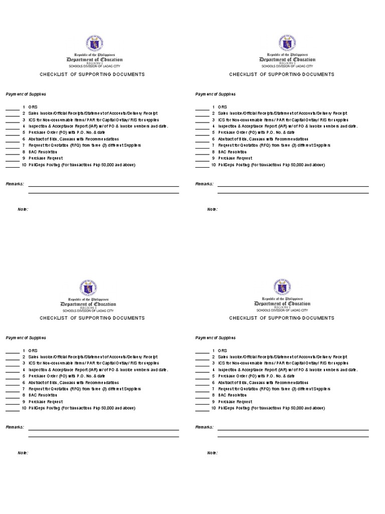 DV Checklist | PDF | Paycheck | Receipt