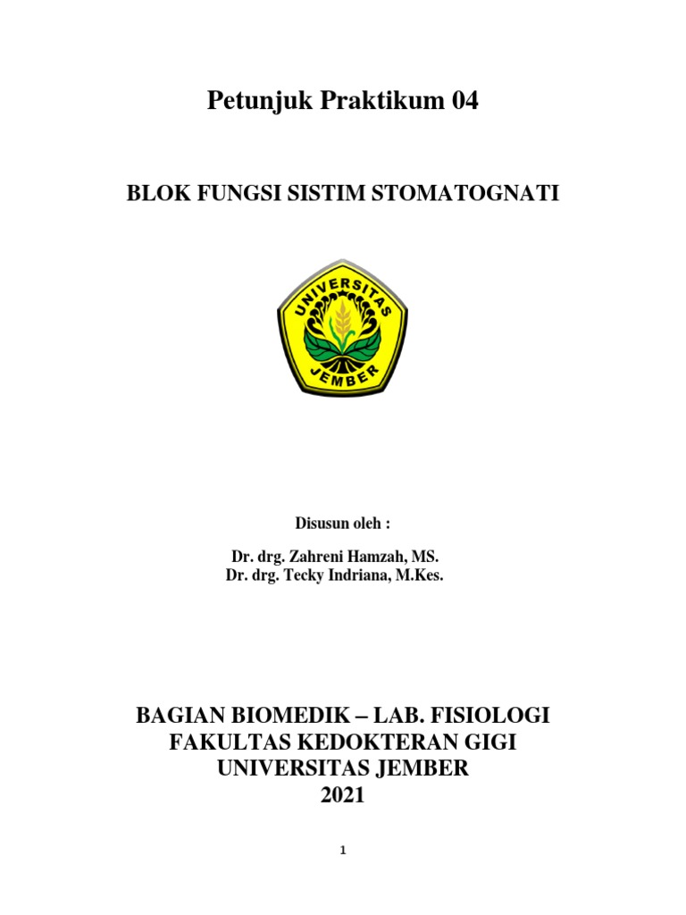 LKM Praktikum IV Fisio Sensasi Dan Persepsi DLM RM | PDF | Seni & Disiplin Bahasa | Kajian ...