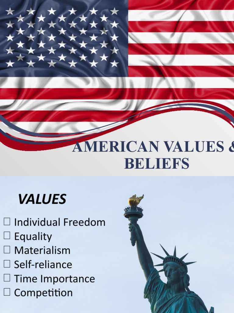 American Values & Beliefs | PDF | Individualism | Liberty