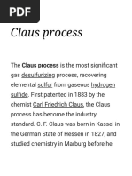 Claus Process | PDF | Process Engineering | Chemistry