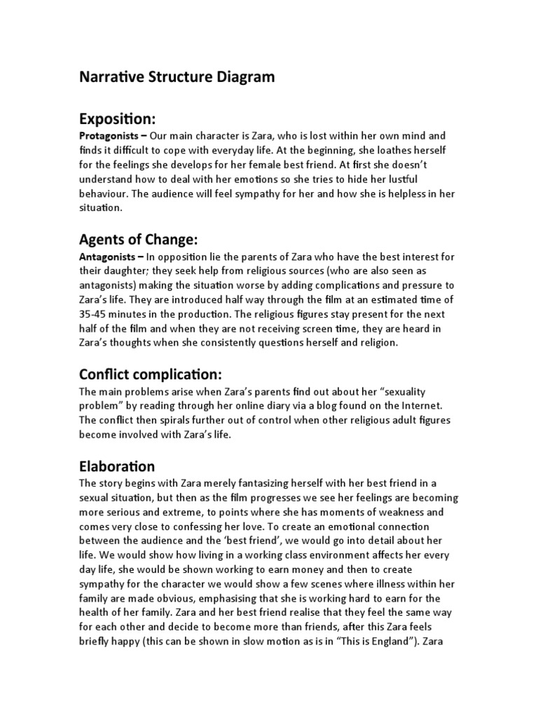 Narrative Structure Diagram | PDF | Sympathy | Psychology