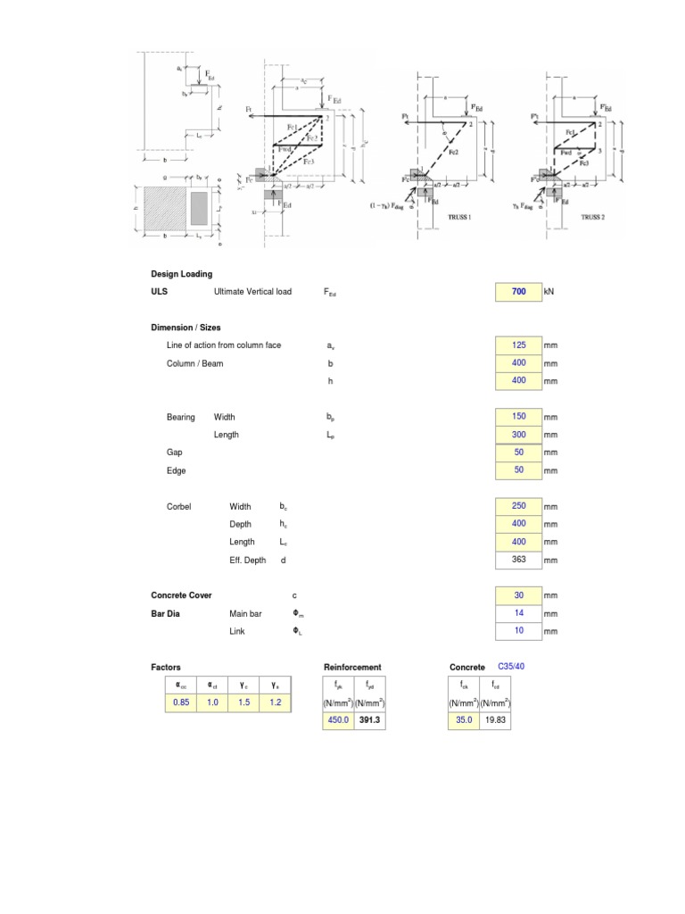 RC - Corbel Design | PDF | Architectural Design | Architecture