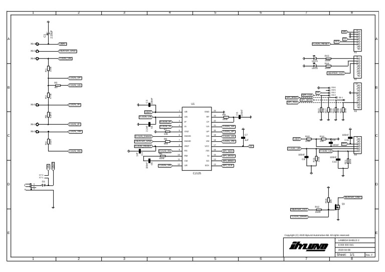 Schematics - Lambda Shield 2 | PDF