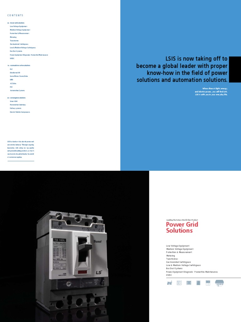 Lsis Product Brochure Vip | PDF | Electrical Grid | Transformer