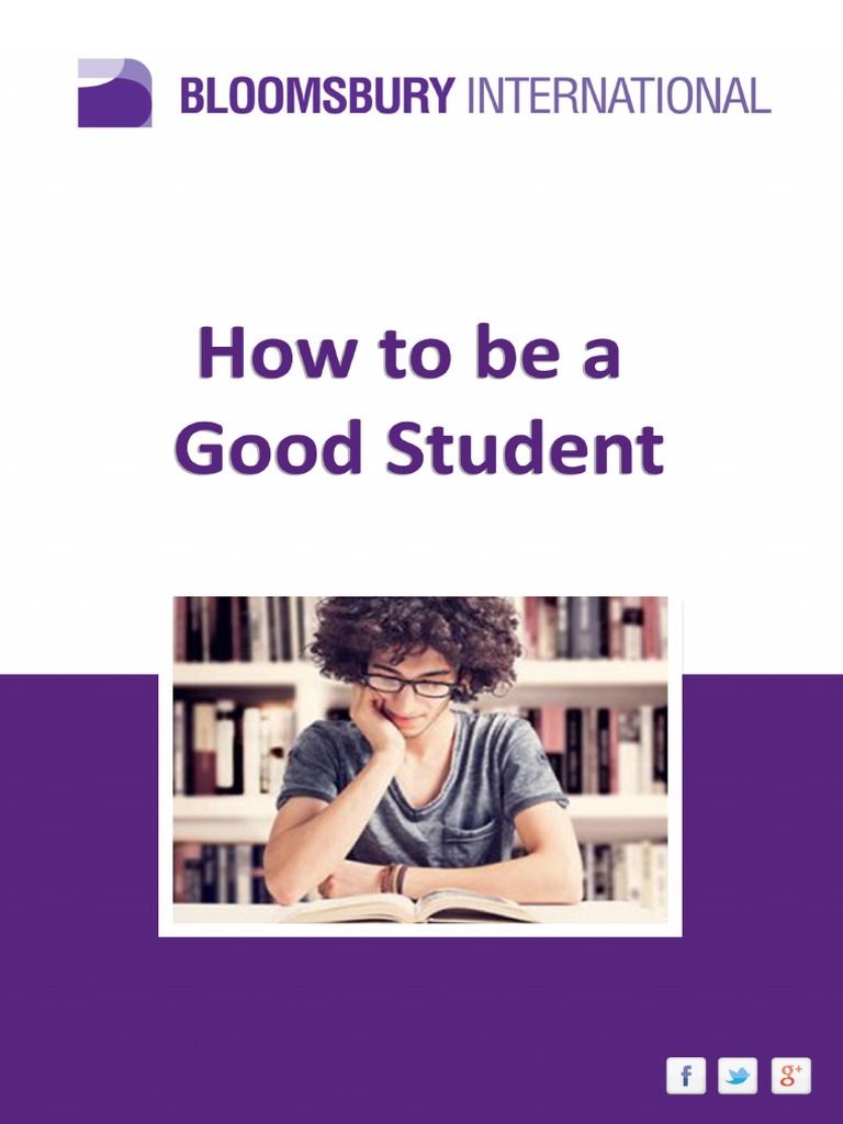 How To Be A Good Student | PDF | Classroom | English Language