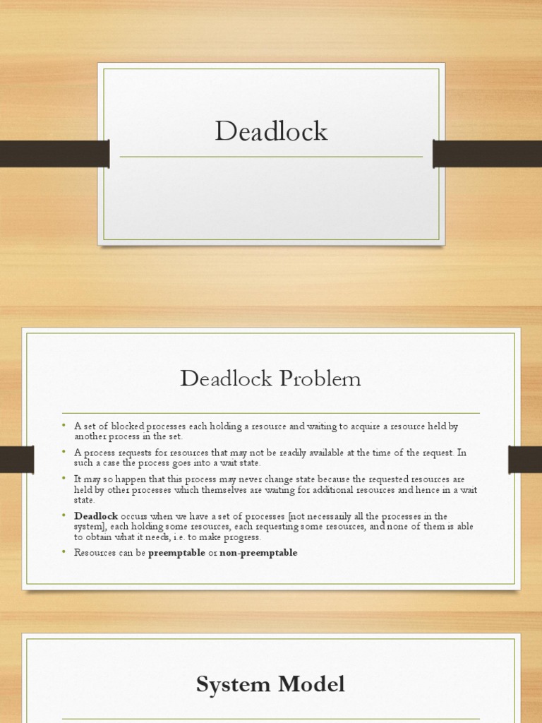 Deadlock | PDF | Process (Computing) | Theoretical Computer Science