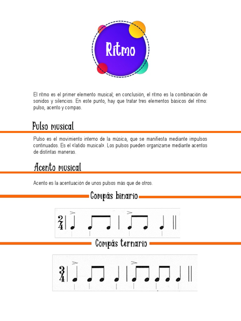 Pulso Musical - Ejercicios Rítmicos | PDF