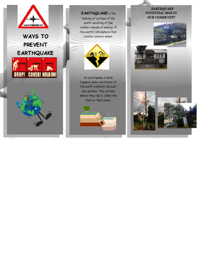 Ways To Prevent Earthquake | PDF