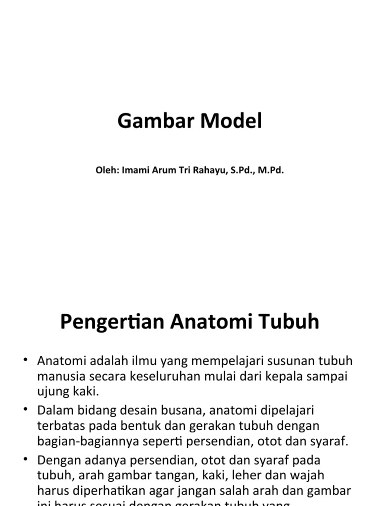 Proporsi Tubuh Wanita | PDF