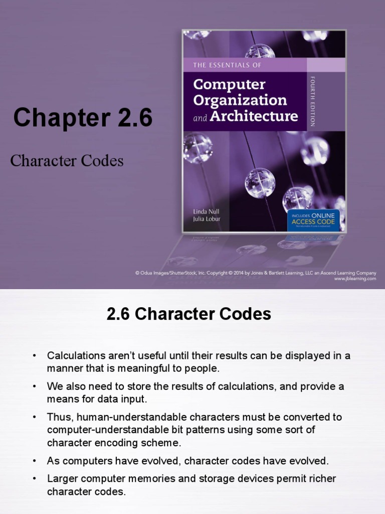 Chapter2 2.6 | PDF | Ebcdic | Binary Coded Decimal