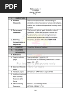 Dlp-Math 5 - Adds and Subrtracts Fractions and Mixed Fractions | PDF