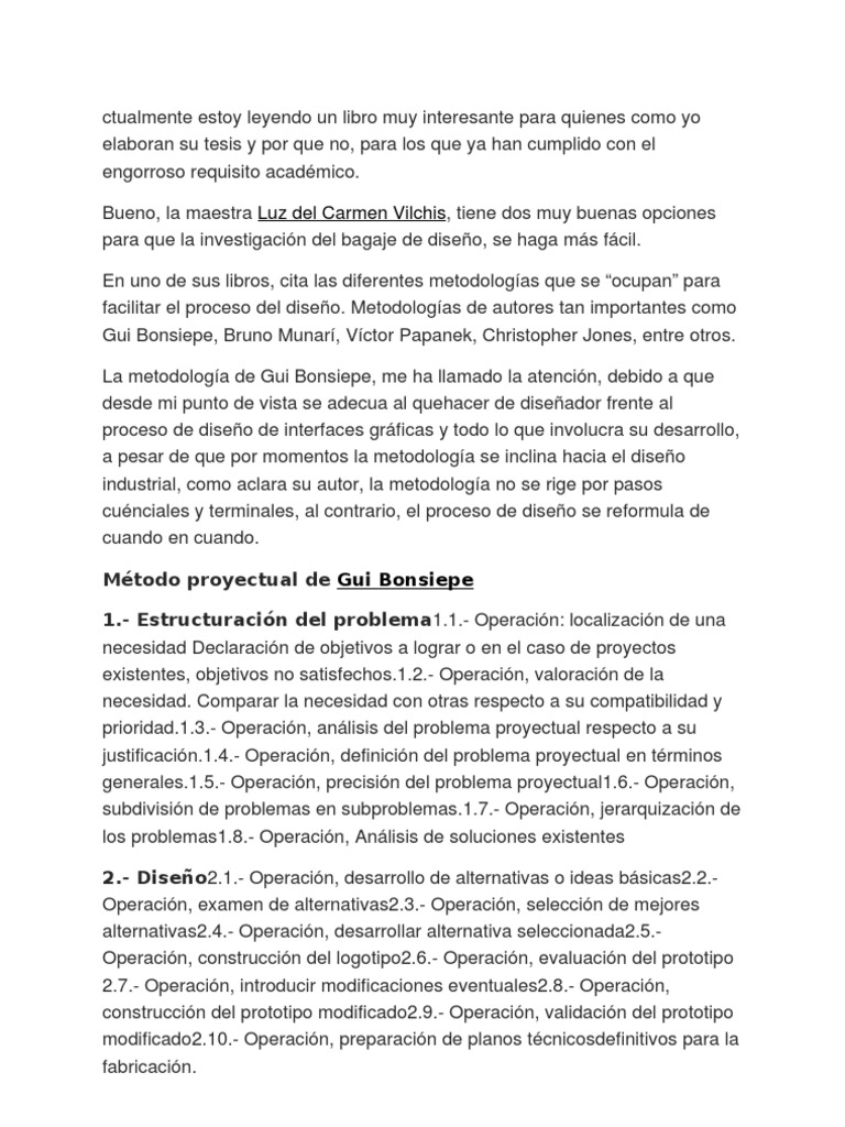 Gui bonsiepe | Diseño | Cognición