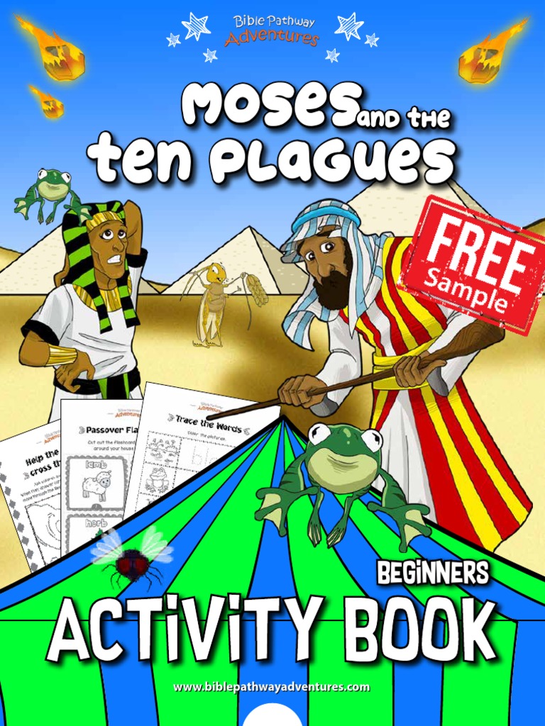 FREEBIEMosesthe Ten Plagues Activity Bookfor Beginners | PDF | Moses ...