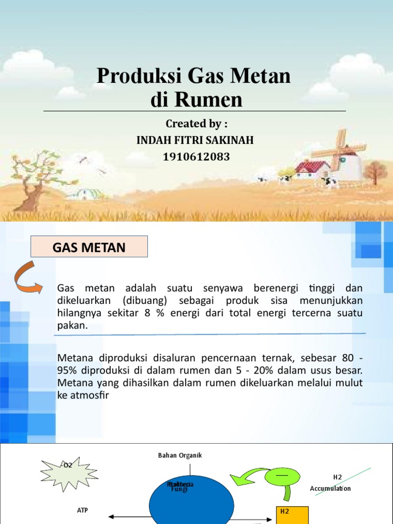 Produksi Gas Metan Di Rumen | PDF