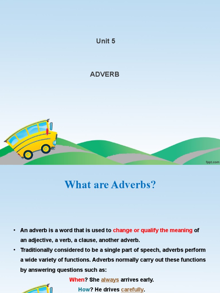 Adverb | PDF | Adverb | Semantics