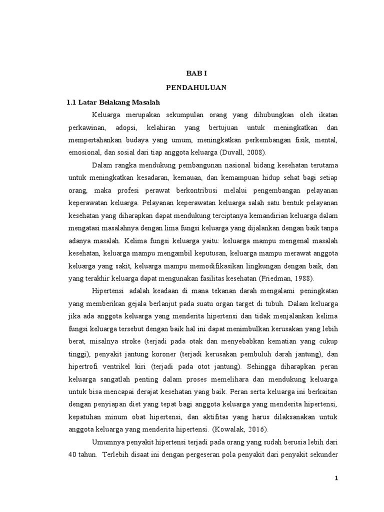 LP Askep Keluarga Hipertensi | PDF