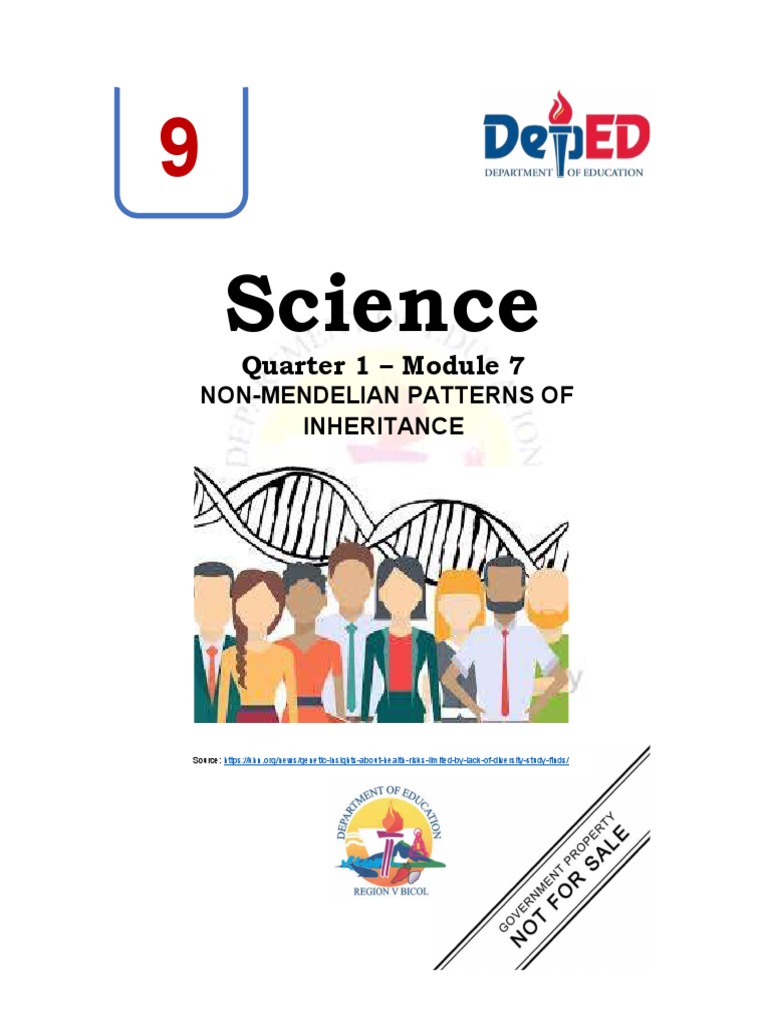 7 Quarter 1 Module 7 - NON-MENDELIAN PATTERNS OF INHERITANCE | PDF ...