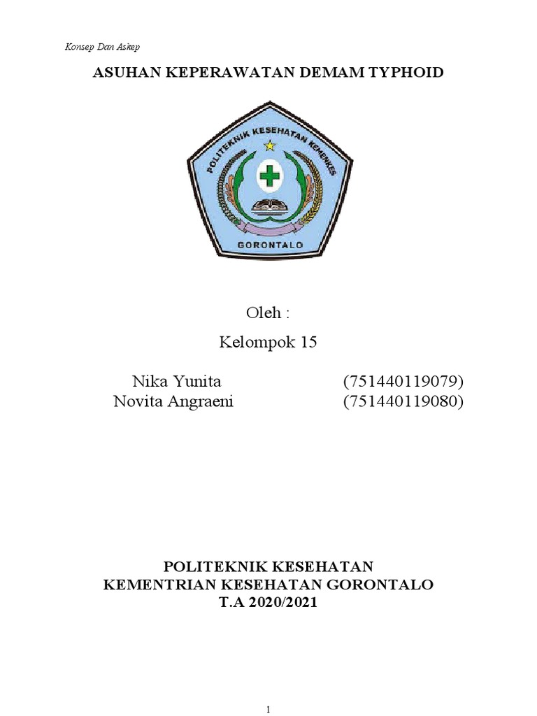 Askep Typhoid Demam Kel 15 | PDF