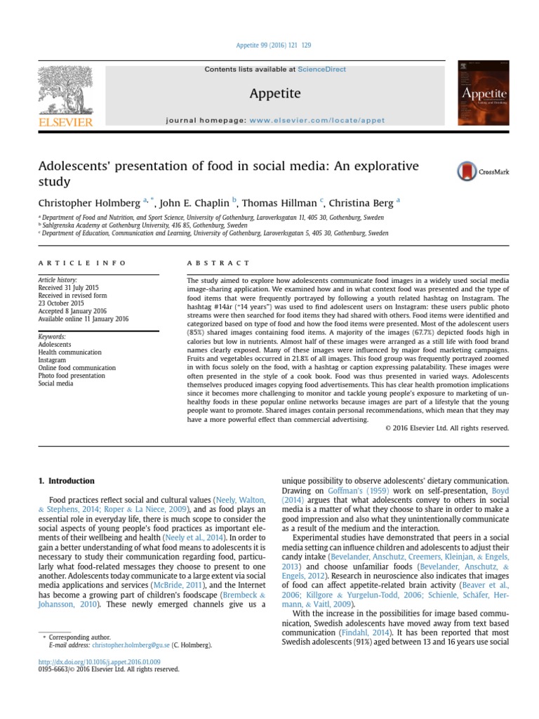 Appetite: Christopher Holmberg, John E. Chaplin, Thomas Hillman ...