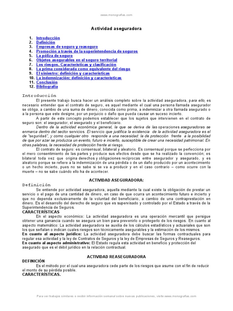 Principios del Seguro y Contratos | PDF | Póliza de seguros | Reaseguro
