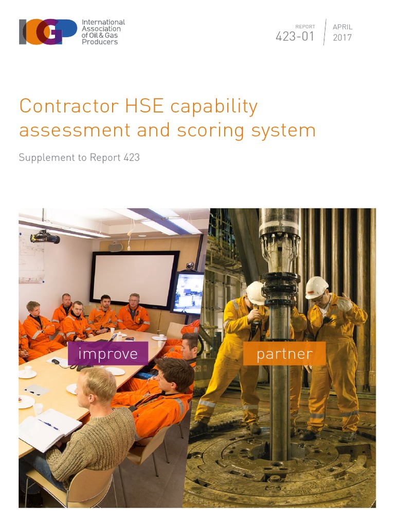 Contractor HSE Capability Assessment and Scoring System - Supplement To ...