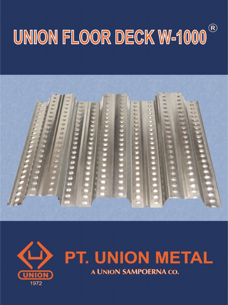Union Floor Deck W-1000 | PDF