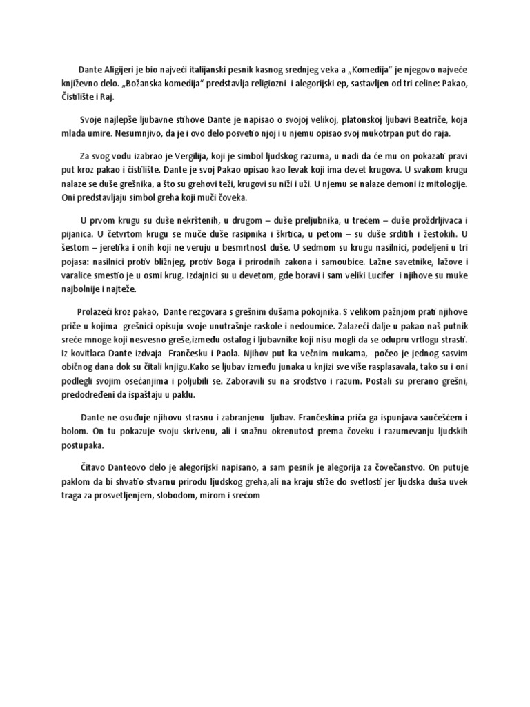 Dante Aligijeri | PDF