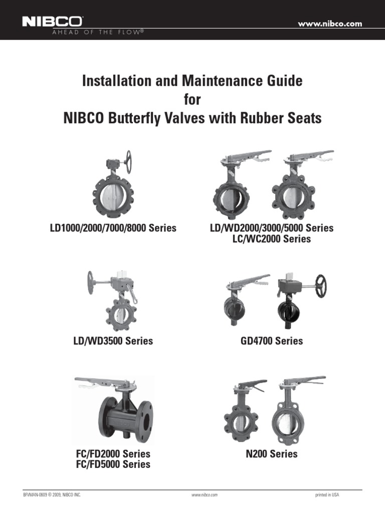 NIBCO Manual Wafer Butterfly Valve: 4″ Pipe, Gear Handle, 53% OFF
